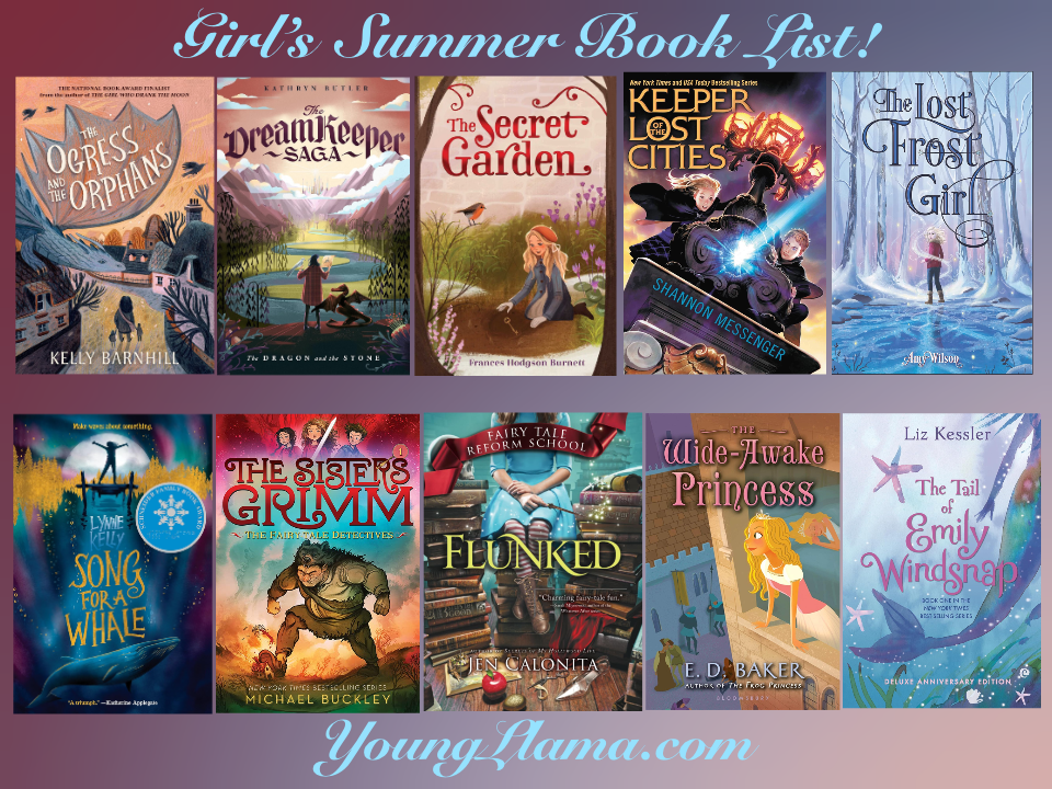 Girls Summer Reading List 2025!!! – Young Llama Reader